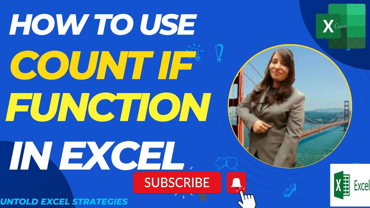 The COUNTIF Function In MS Excel 5 YouTube the-countif-function-in-ms-excel-5-youtube
