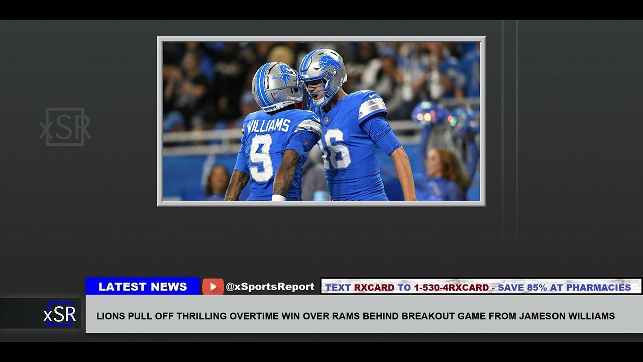 Lions Pull Off Thrilling Overtime Win Over Rams Behind Breakout Game ...