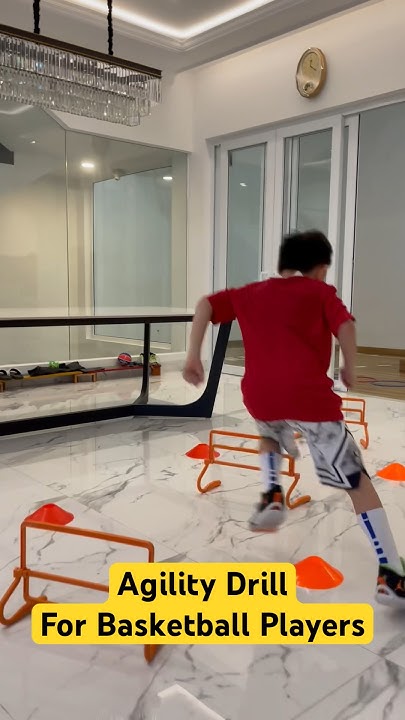 Agility Drill using Hurdles and Cones to Improve Speed and Explosive Power for Kids # ...