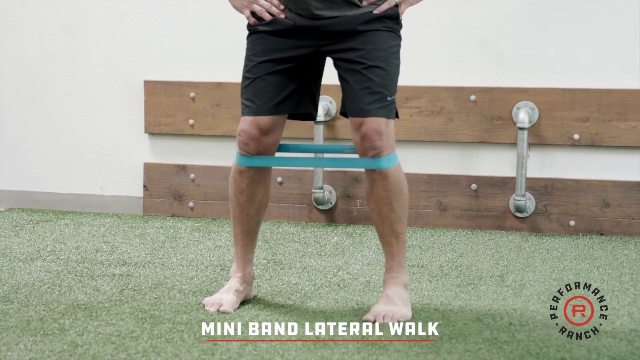 Mini Band Lateral Walk - YouTube