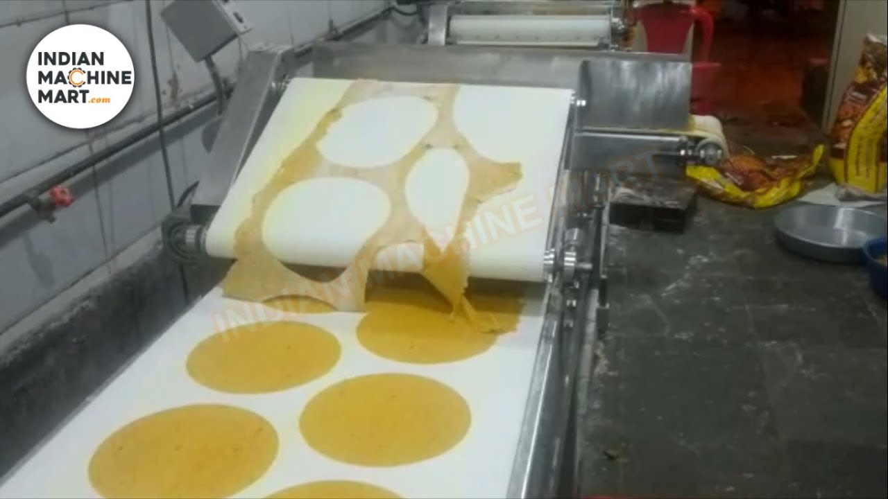 Full line khakhra making machine - Indian Machine Mart - YouTube