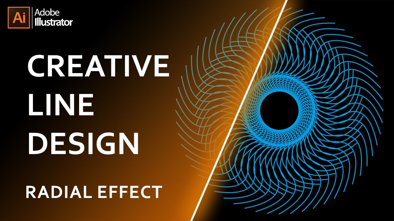 Adobe Illustrator Tutorial Radial Lines Youtube Repeat Patterns