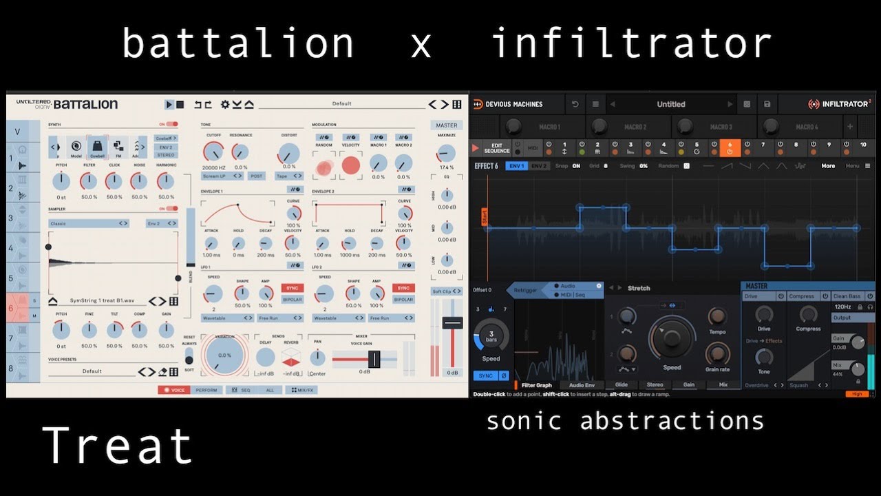 Treat x Unfiltered Audio Battalion x Devious Machines Infiltrator ...