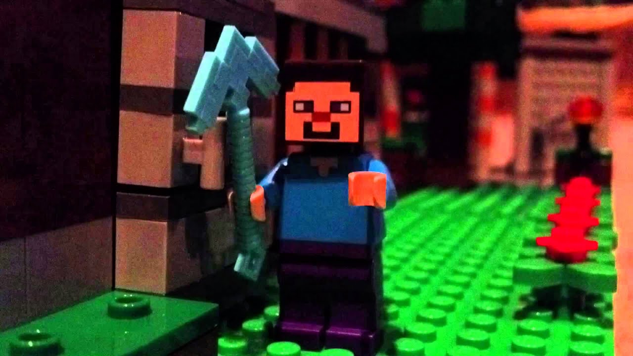 Lego Minecraft: The Diamond Pick-axe! - YouTube