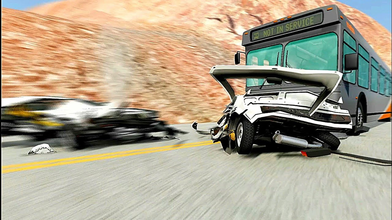 Unbelievable Crashes in BeamNG.Drive - YouTube