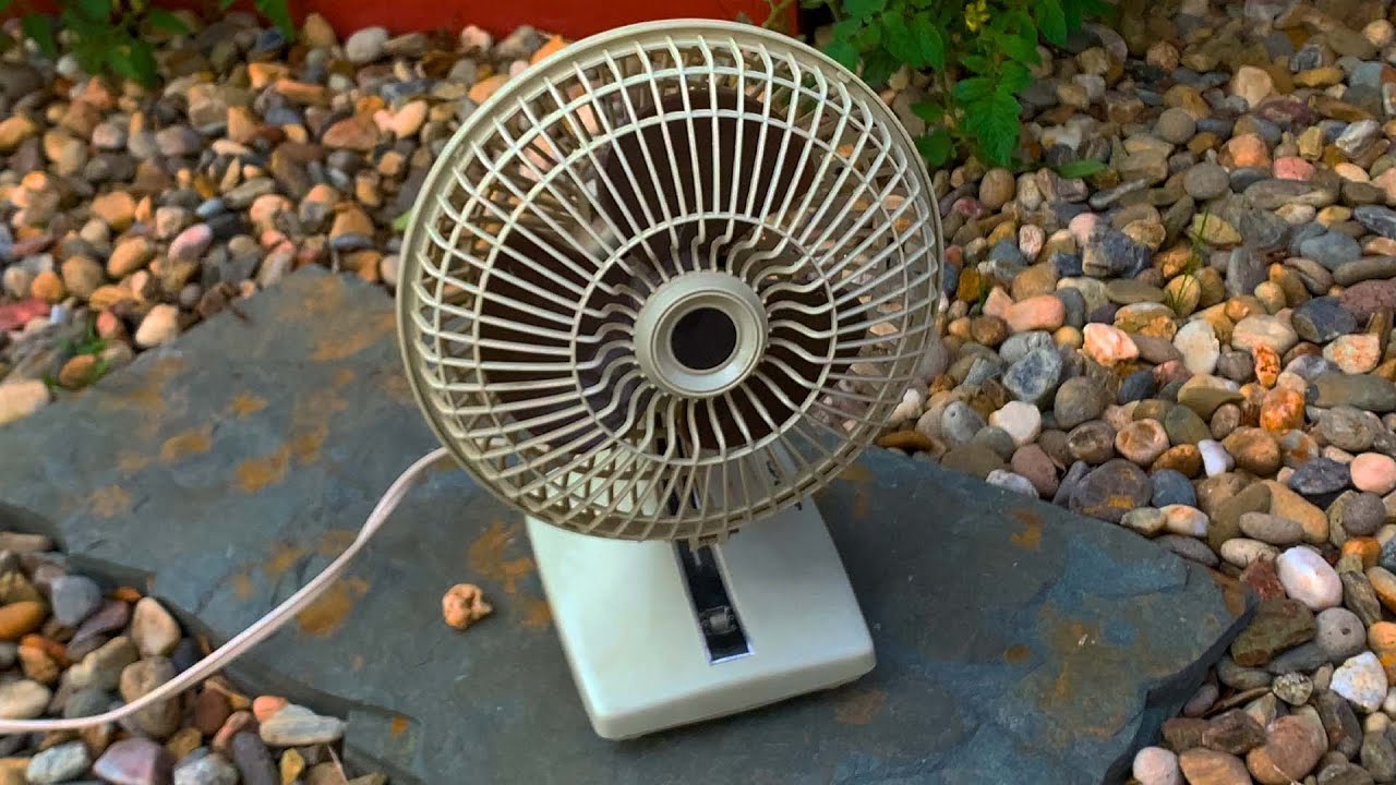 Vintage Desk Fan Destruction & Motor Burnout - YouTube