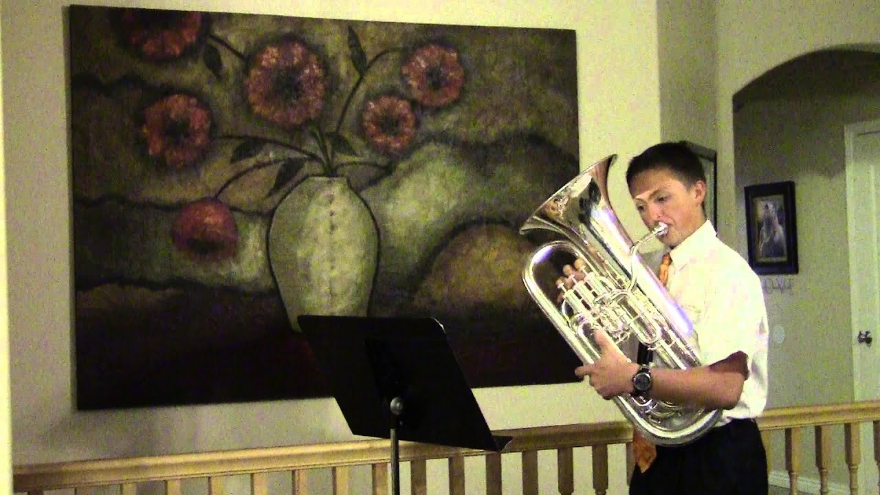 Max Dobson - 2013 Utah All State Band Audition - Technical - YouTube