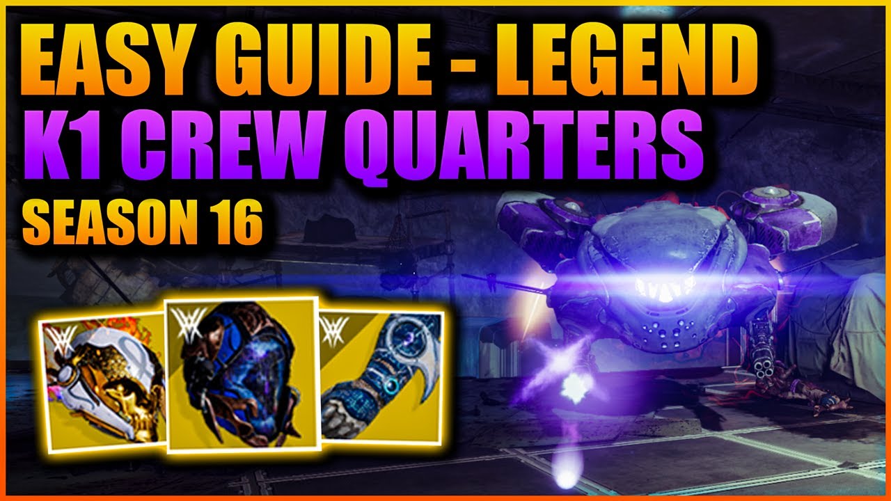 Destiny 2: Platinum K1 CREW QUARTERS Legend Lost Sector Easy Guide ...