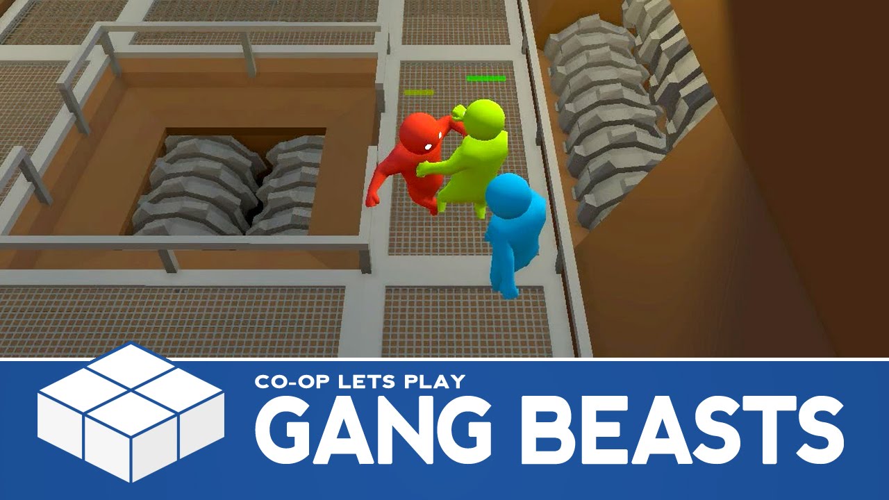Gang Beasts - Grind, Gondola and Wheel - 3 Player Co-Op Gameplay - YouTube