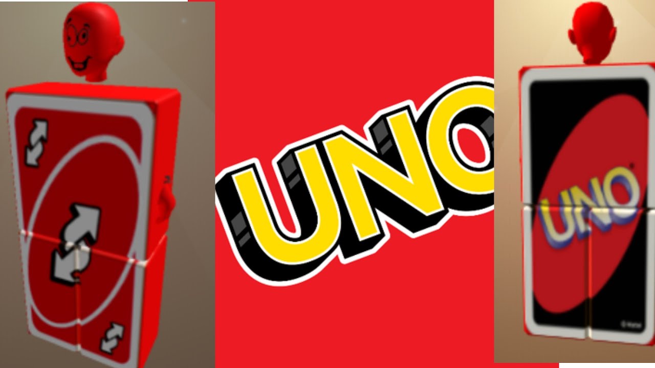 How to look like a uno card in roblox - YouTube