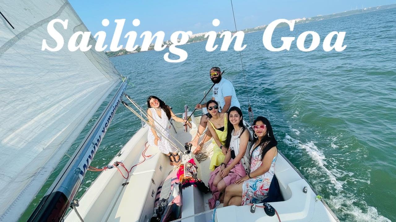 Sailing in GOA || EXPLORING GOA || NEW YEAR Series part 9 || Vlogging ...