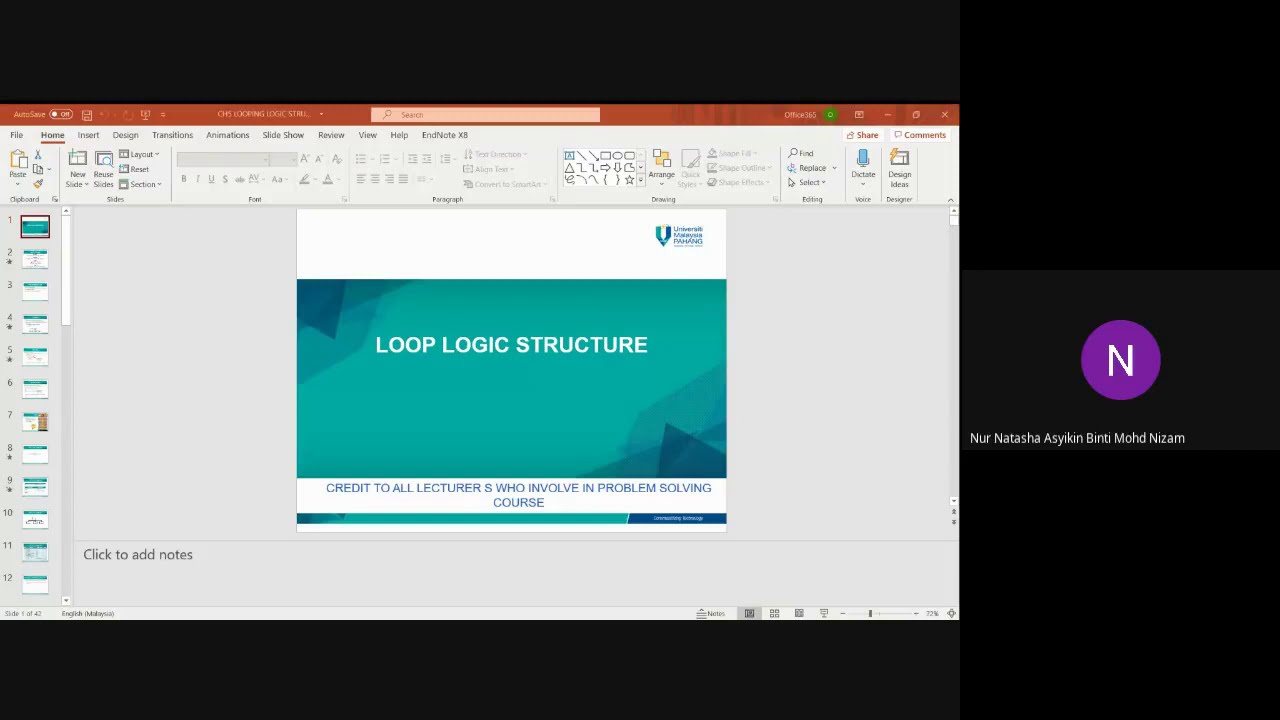 WEEK 6: LOOP LOGIC STRUCTURE PART1 - YouTube
