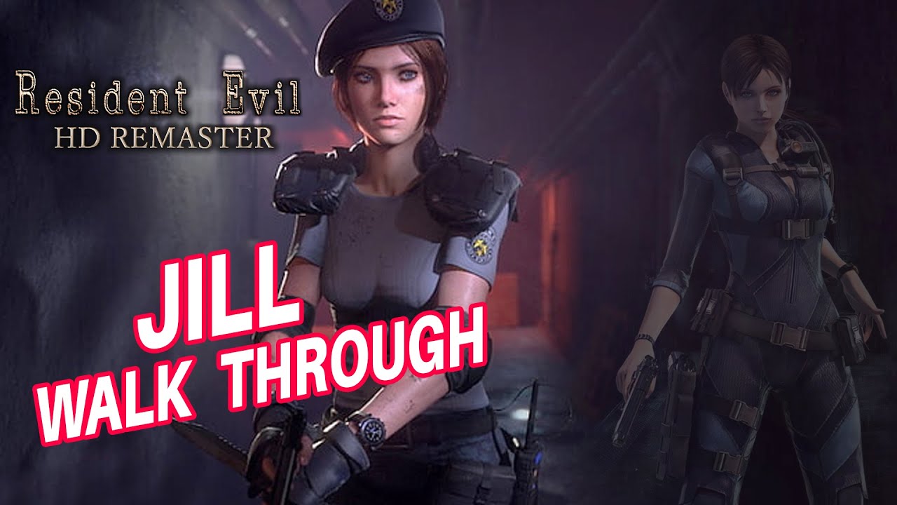Resident Evil HD Remaster Jill walkthrough with Commentary Part 4 - YouTube