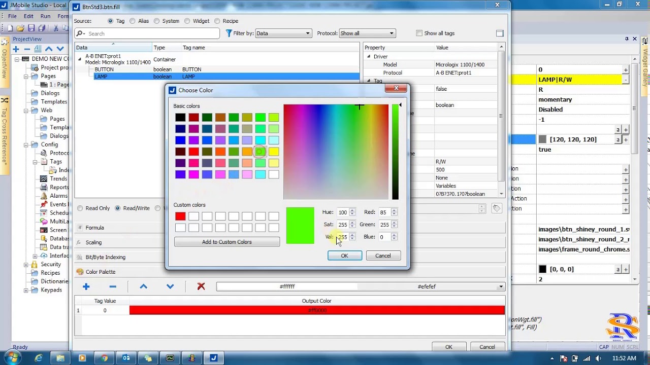 COMMUNICATION EXOR HMI WITH Allen Bradley tutorial |Allen Bradley ...