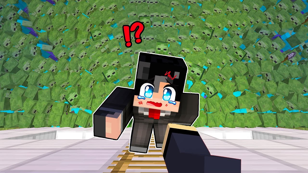 Surrounded and Escape From ZOMBIE APOCALYPSE in Minecraft! - YouTube