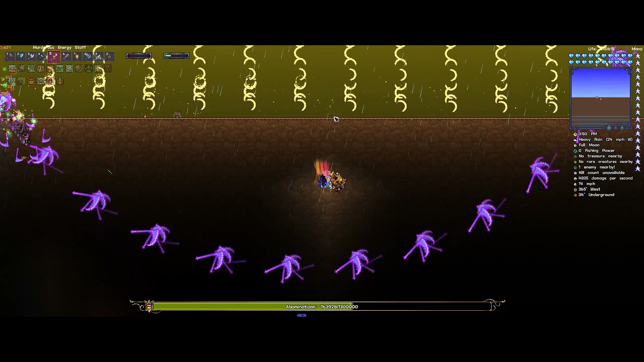 Terraria: Calamity + Fargo's (Eternity): Abominationn, hitless, pre ...