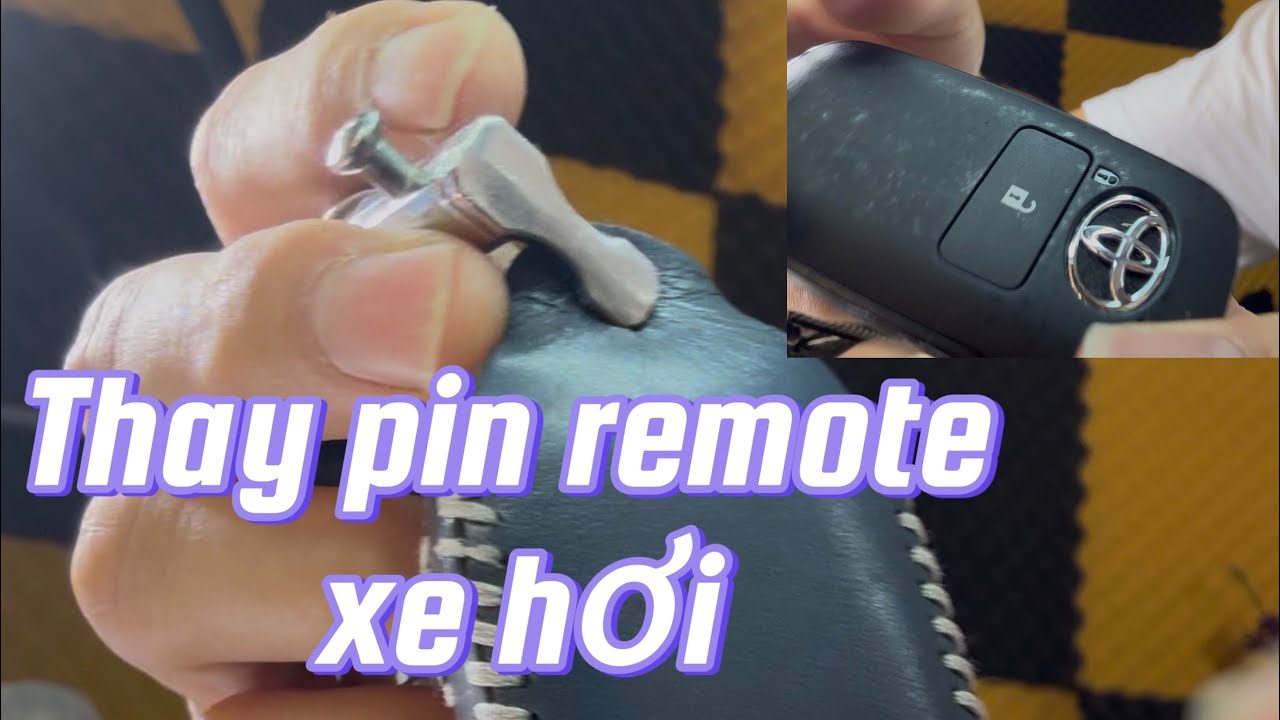 Hướng dẫn thay pin Remote Xe Hơi chi tiết nhất. #toyota #velozcross # ...