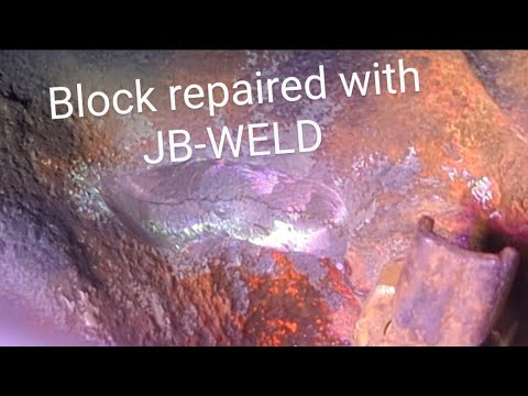 Fixing a cracked block with JB-WELD. Plus tractor show prep. - YouTube