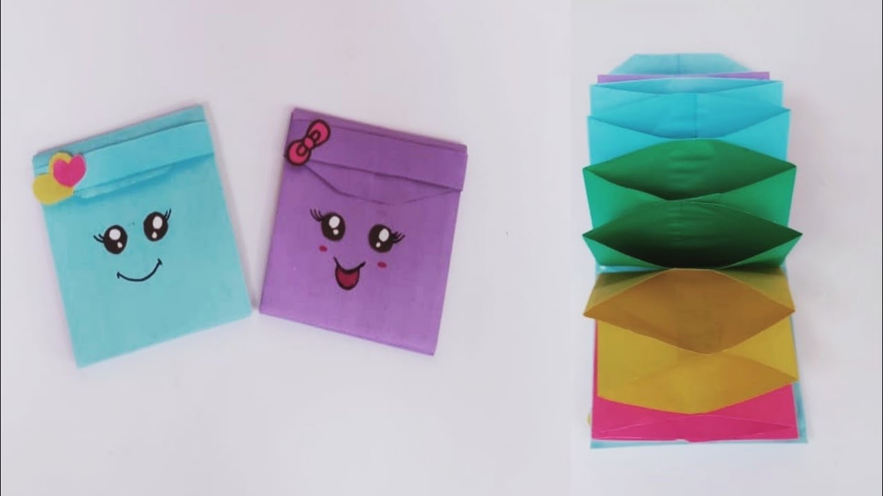 How to make a Paper Wallet || DIY Paper Purse || Origami Paper Wallet ...