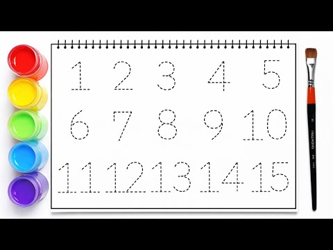 12345 | Numbers | 1234 Number Names | 1 to 15 counting | 12345 learning for kids | 123 songs| colors