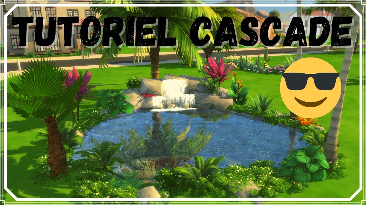 Tutoriel cascade 🌴🏊 - Les sims 4 - YouTube