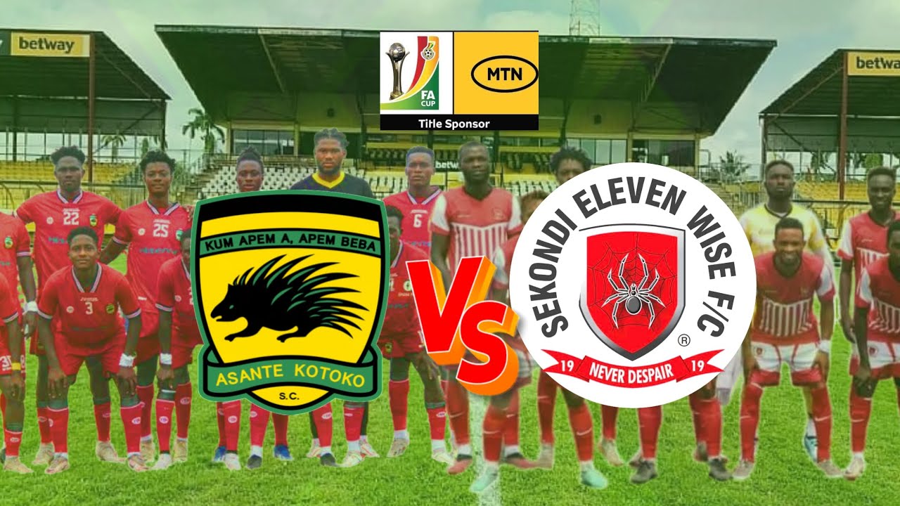 Live Streaming - Asante Kotoko Vs Sekondi Eleven Wise, MTN FA Cup ...