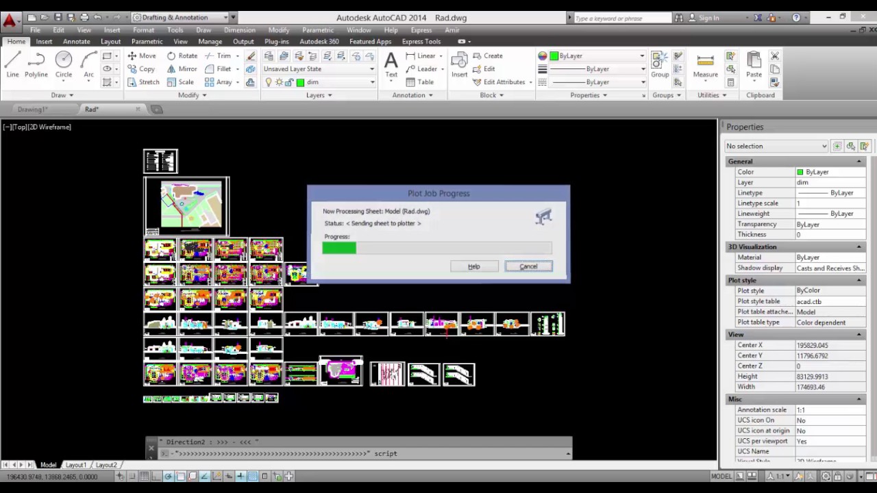 Smart plot in AutoCAD - YouTube
