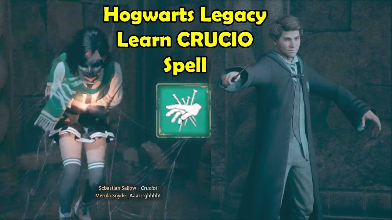 How To Learn Crucio Spell Hogwarts Legacy - YouTube