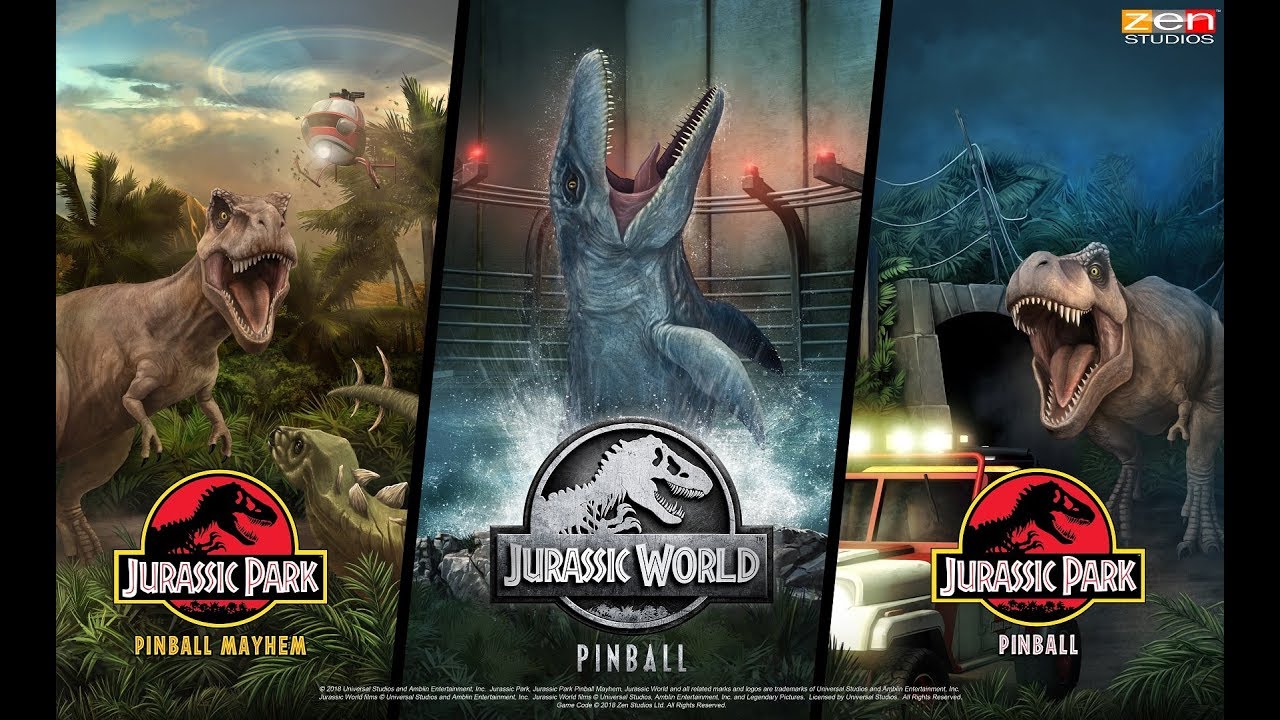 PFX3: Jurassic Park Pinball - Stampede Multiball *1080p HD* - YouTube