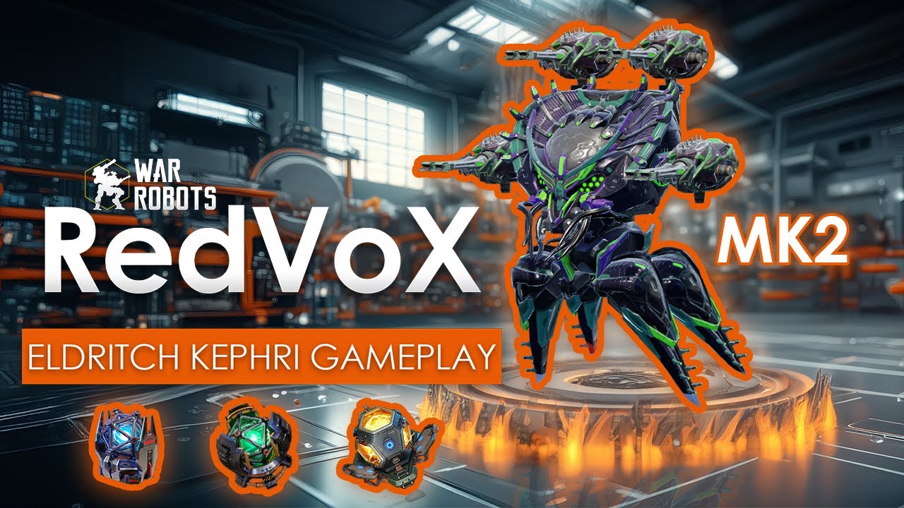 War Robots | Eldritch Kephri MK2 Gameplay with Eldritch Kramola Weapons ...