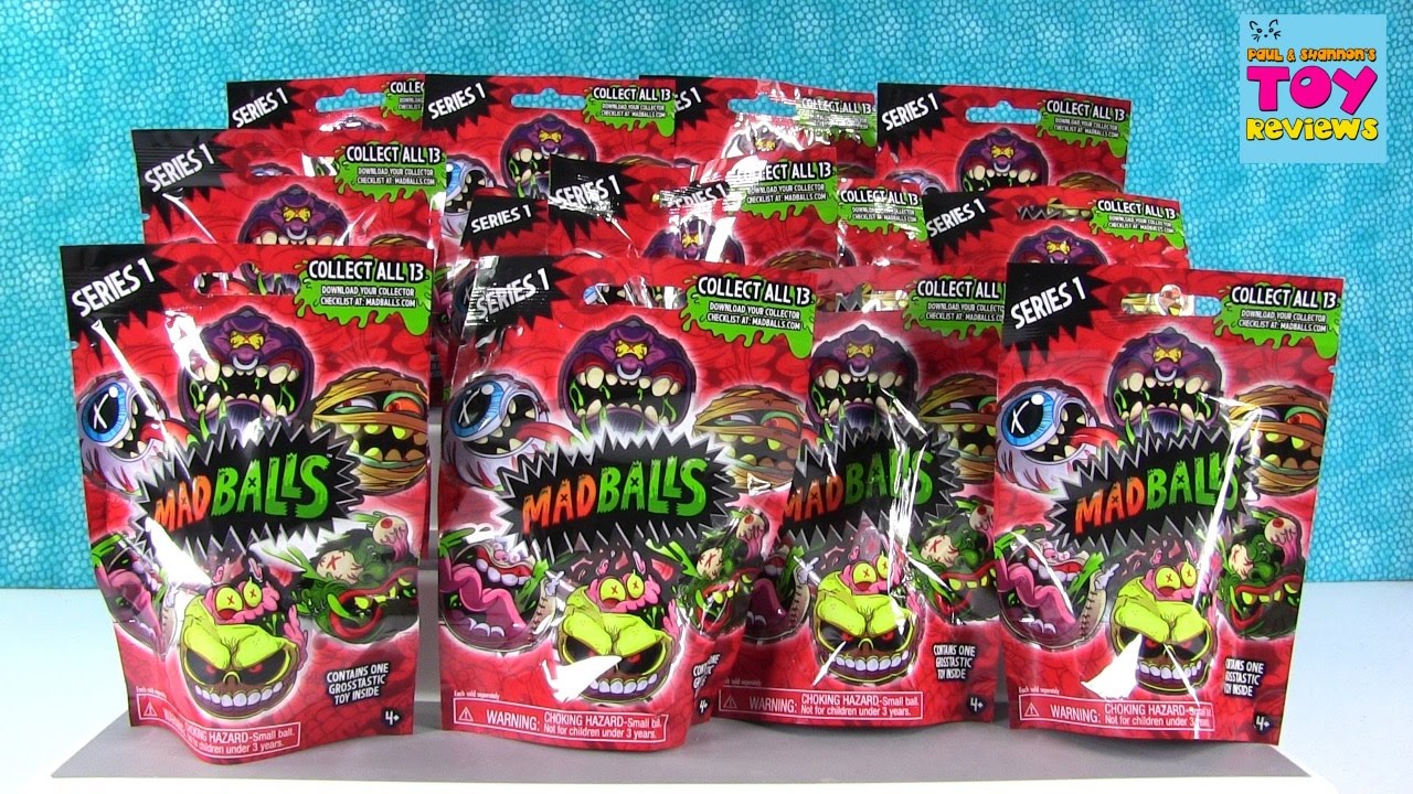 NEW Madballs Series 1 Squishy Blind Bag Figures Opening | PSToyReviews ...