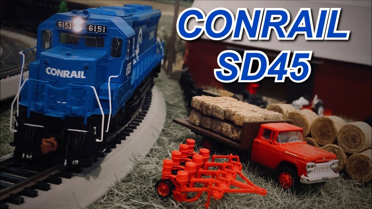 HO Scale Conrail SD45 (ScaleTrains) - YouTube