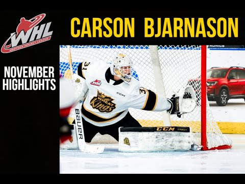 Carson Bjarnason November Highlights - YouTube