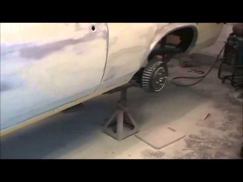 still making bondo dust - YouTube