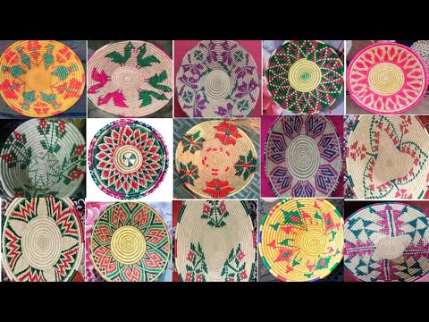 Hand made basket design। Dauri banane ka tarika। Indian tokari design ...