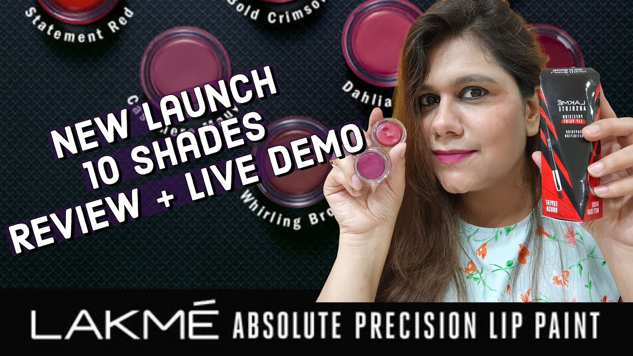 Lakme New Launch | Lakme Absolute Precision Lip Paint | Review + Live ...