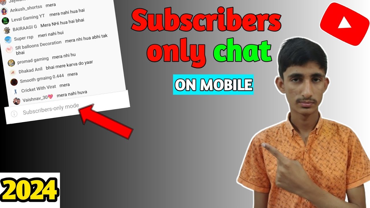 How to enable subscriber only chat on youtube live stream ...