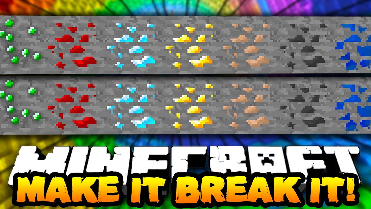 MAKE IT & BREAK IT! | Minecraft 1.10 Custom Puzzle Map #1 - YouTube