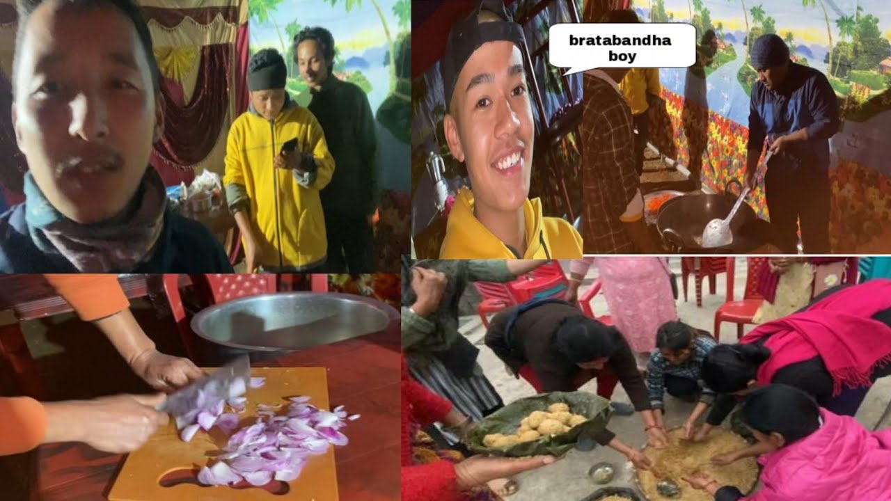 Day before Bratabandha Ceremony in Hamro Samaj || Relling || Bijanbari ...