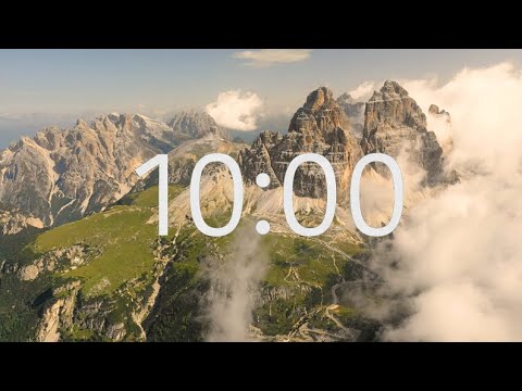 10 Minute Timer With Relaxing Music: Nature Theme - YouTube