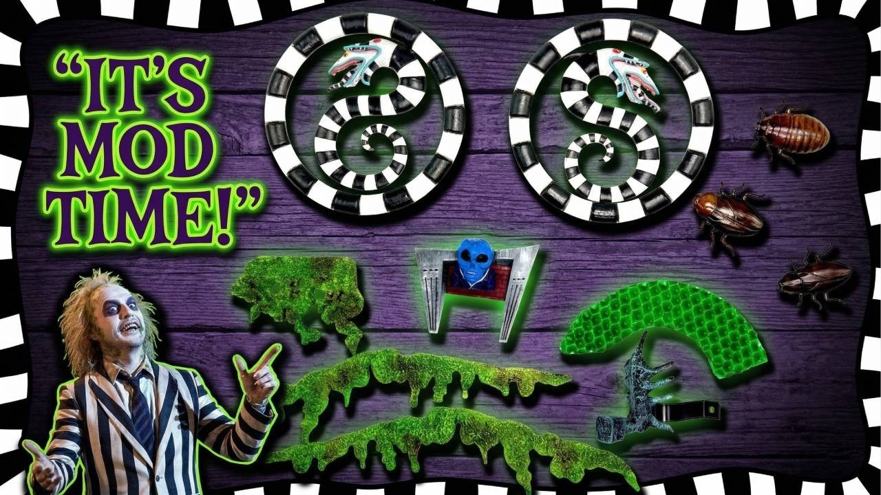 7 Beetlejuice Pinball Mods: Back Alley Creations Showcase! - YouTube