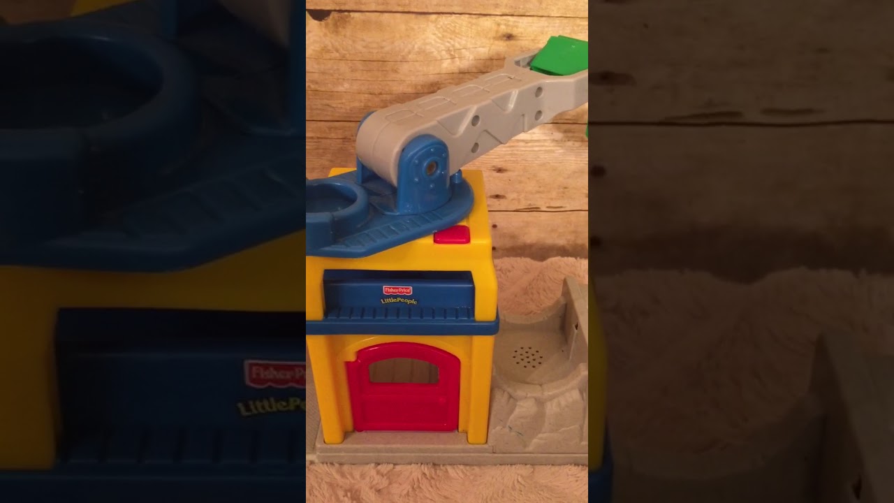 Fisher Price 2002 Little People Fun Sounds Crane & Quarry for Ebay ...