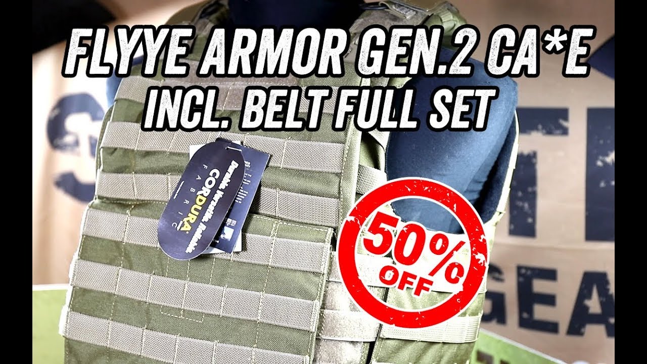 Flyye Armor Gen.2 CA*E (Including Belt full set) 50% off clearace sale ...