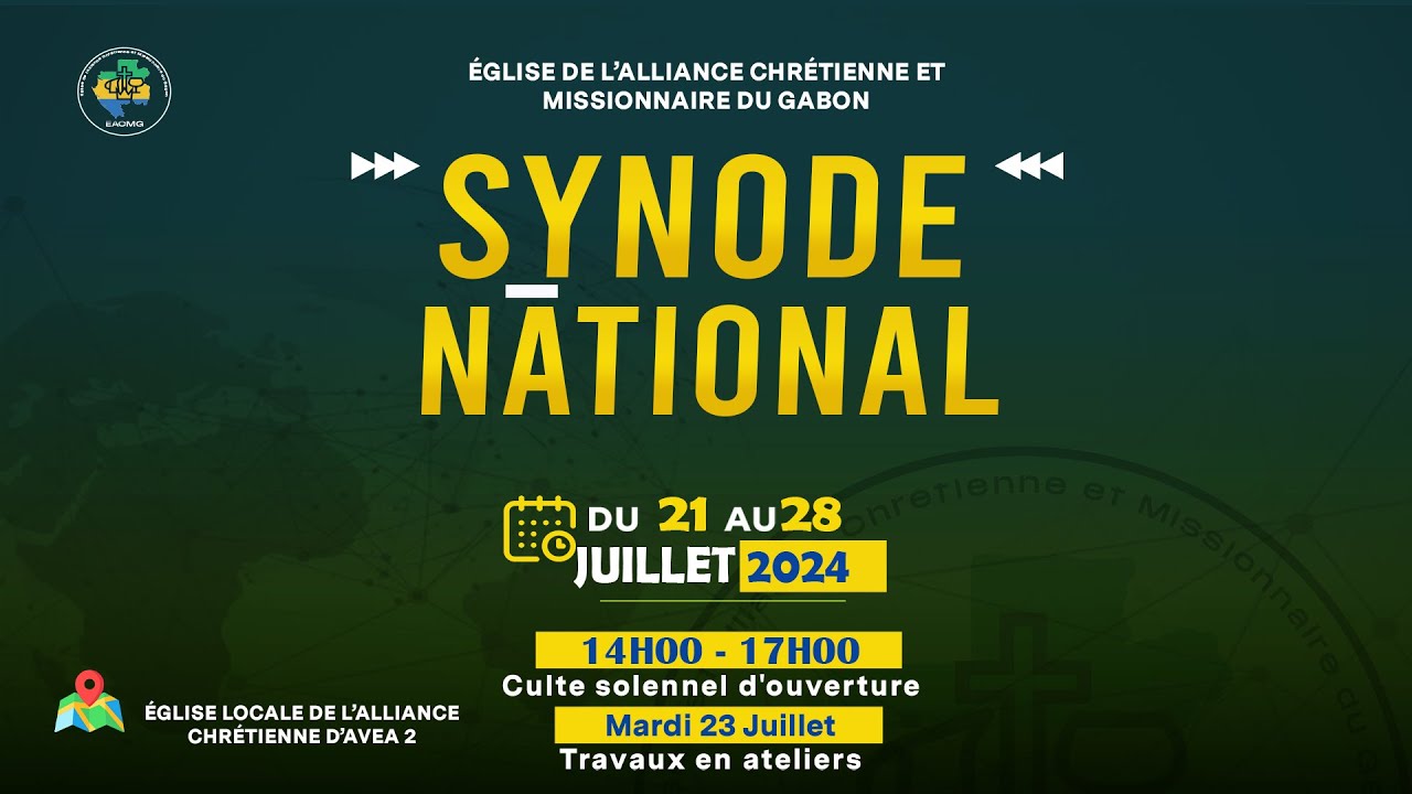 Bienvenue à l'ouverture du SYNODE National - YouTube