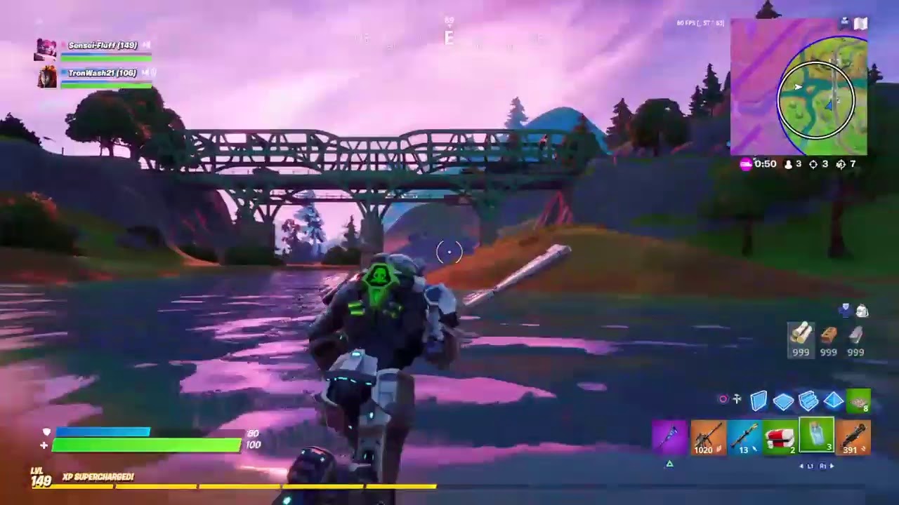 Fortnite game play Sensei fluff PS4 - YouTube