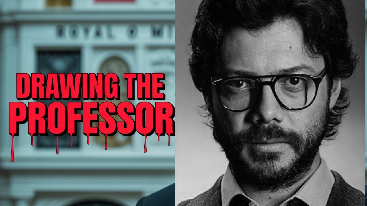 Realistic Pencil Drawing of The Professor | Money Heist Art | Hobbyist ...