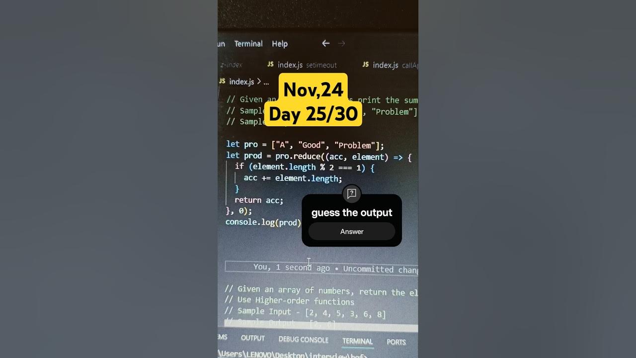 Guess The Output Coding Javascript Programming Codinginterview