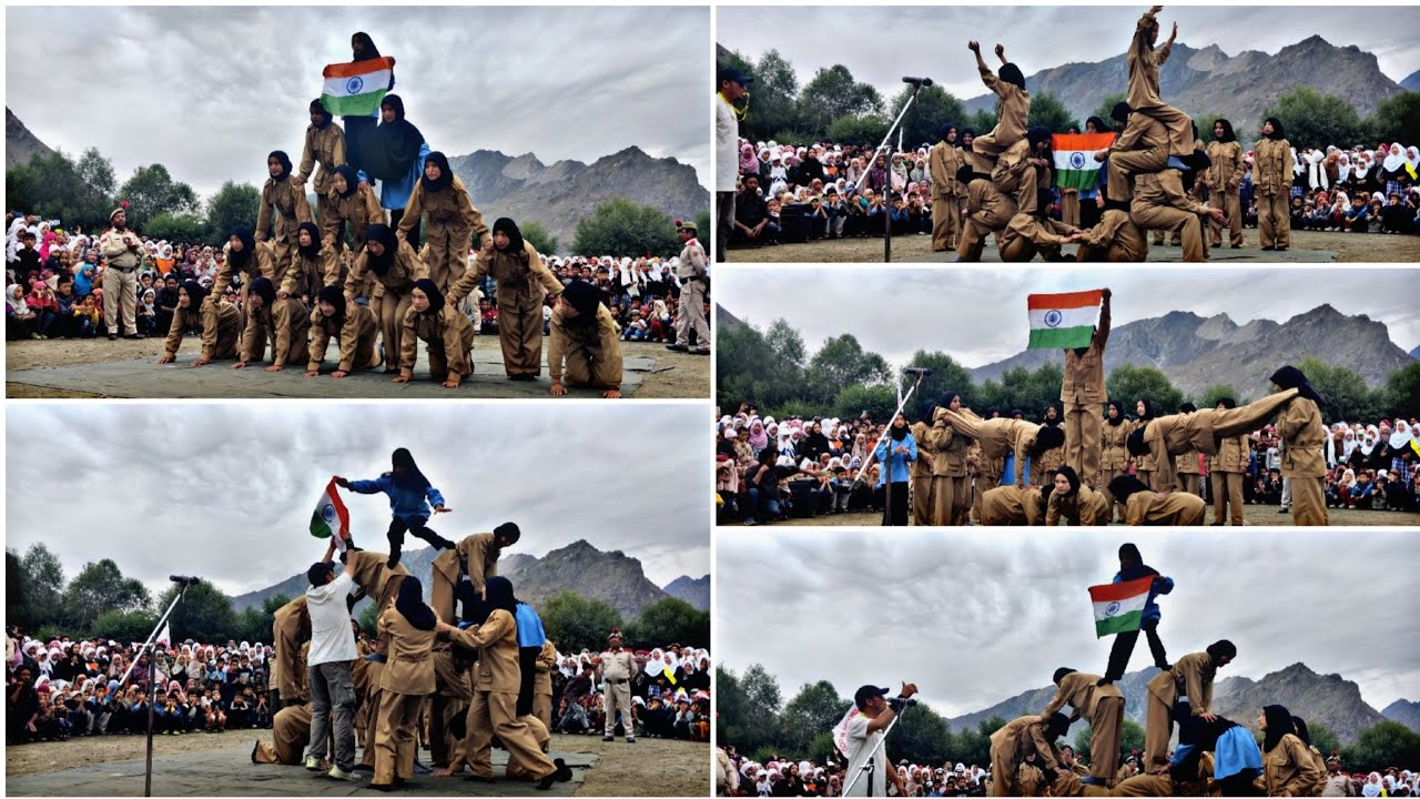 Pyramid Formation | Govt High School Thasgam | 78th Independence Day ...