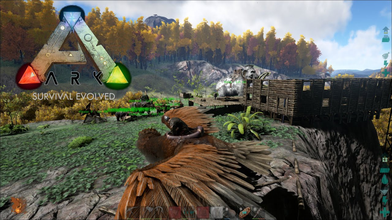 Ark Survival Evolved - Basis sichern Gameplay German Deutsch - YouTube