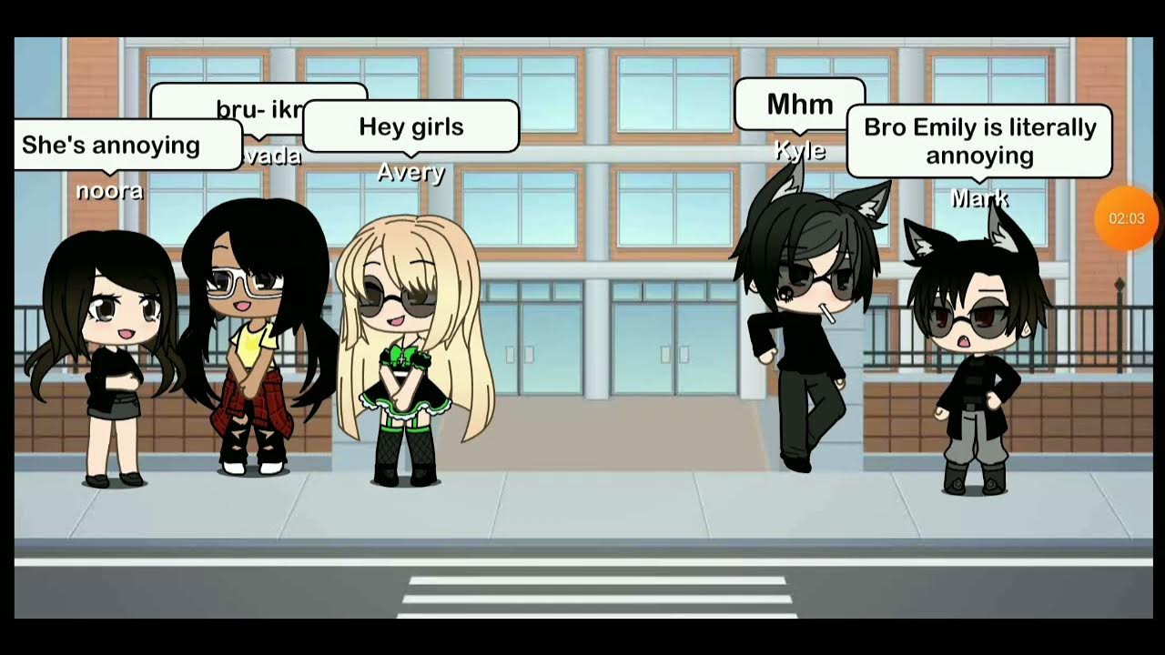 My bodyguard is my classmate?! Glmm (Pls don't judge first glmm) - YouTube